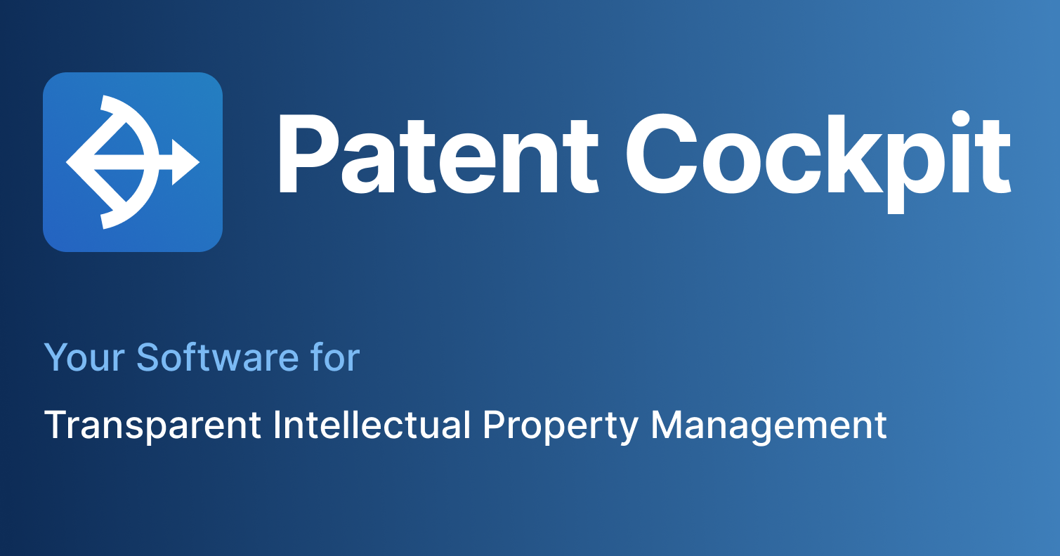 Patent Cockpit | Transparent Intellectual Property Management Software